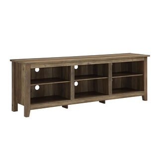 Offex 70" Wood Media TV Stand Storage Console - Rustic Oak - Bed Bath & Beyond - 23564233